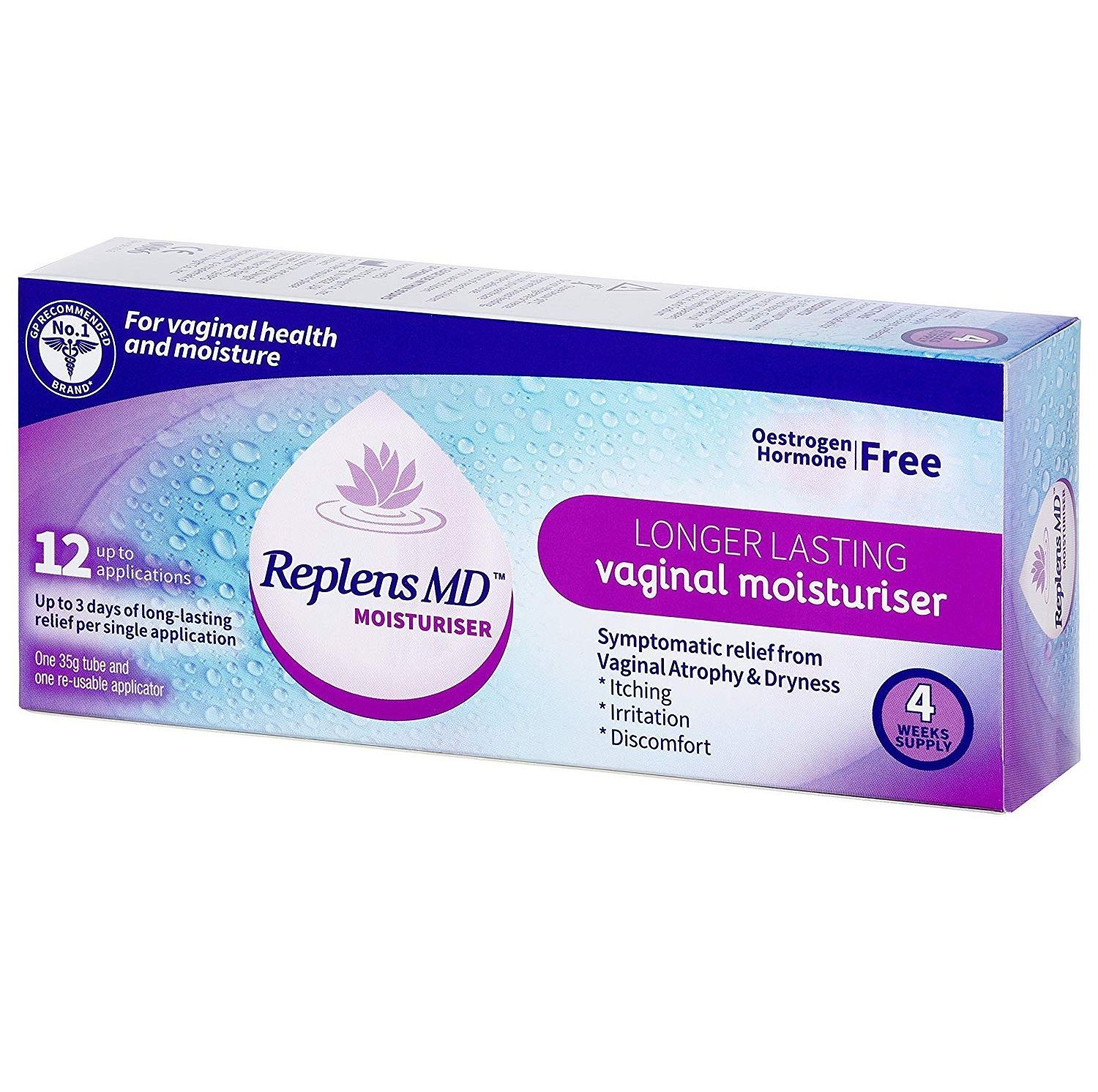 Replens MD Vaginal Moisturiser - 12 Applications.Ultior