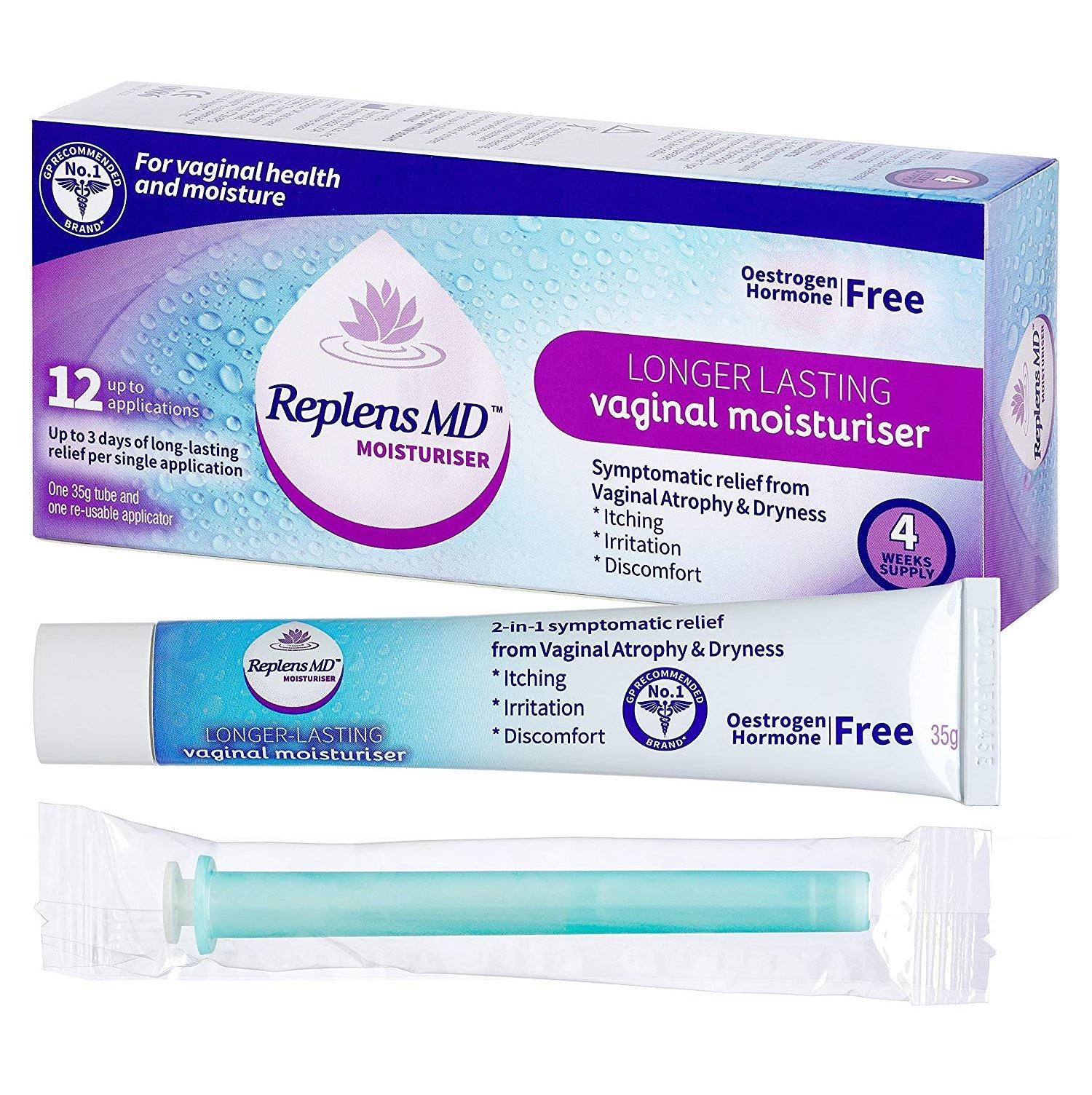 Replens MD Vaginal Moisturiser - 12 Applications.Ultior