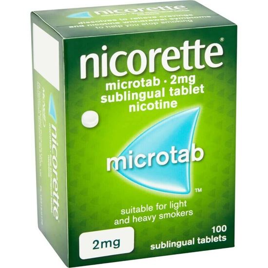 Nicorette Microtabs 2mg - 100 Tabs.Ultior