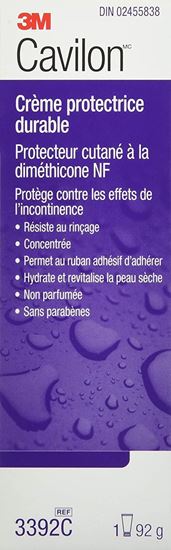 3M 3392C Cavilon Durable Barrier Cream, 92 g Tube.Ultior